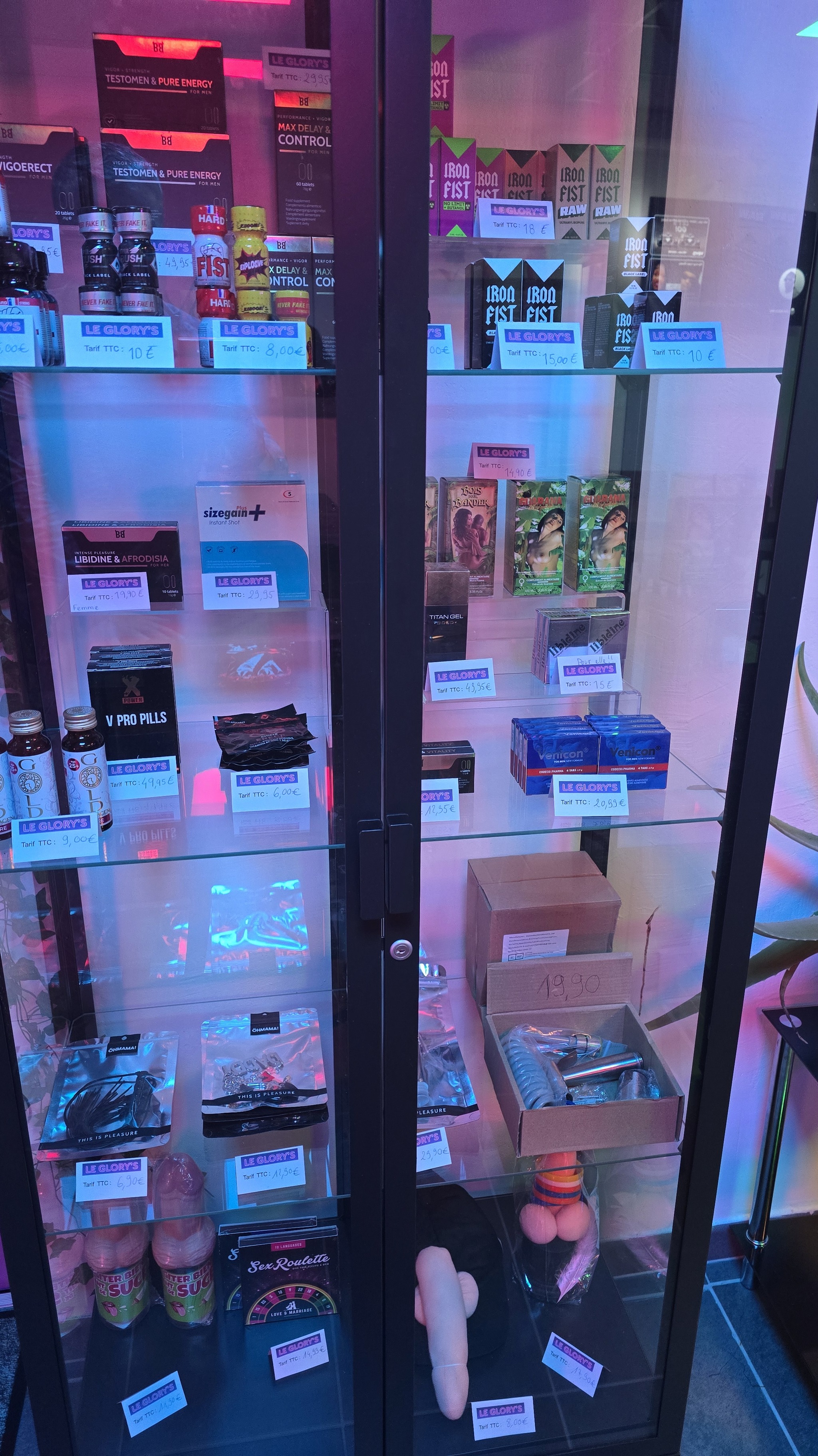 Love store Loveshop Sexshop 94 - Le Glory, bar rencontres libertines Glory holes à Créteil